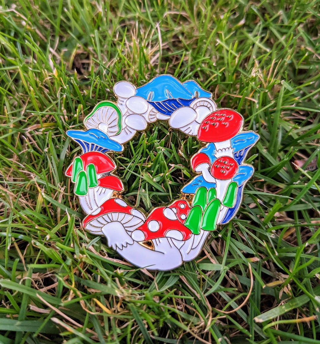 Fairy Circle Enamel Pin - Etsy