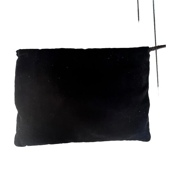 Antique Muff Victorian Edwardian Ladies Black Velvet … - Gem