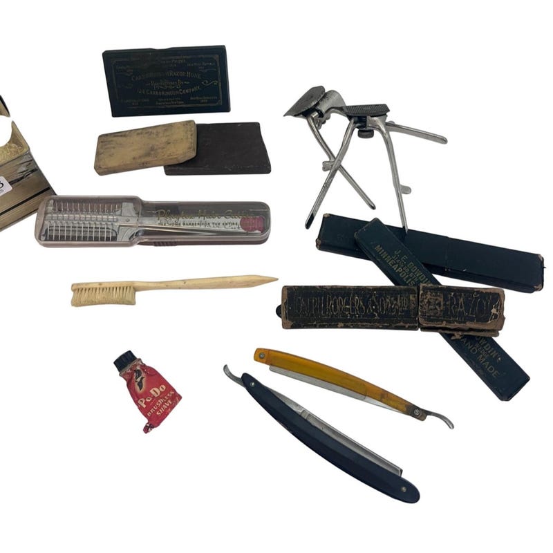 Antique Barber Sets - Etsy