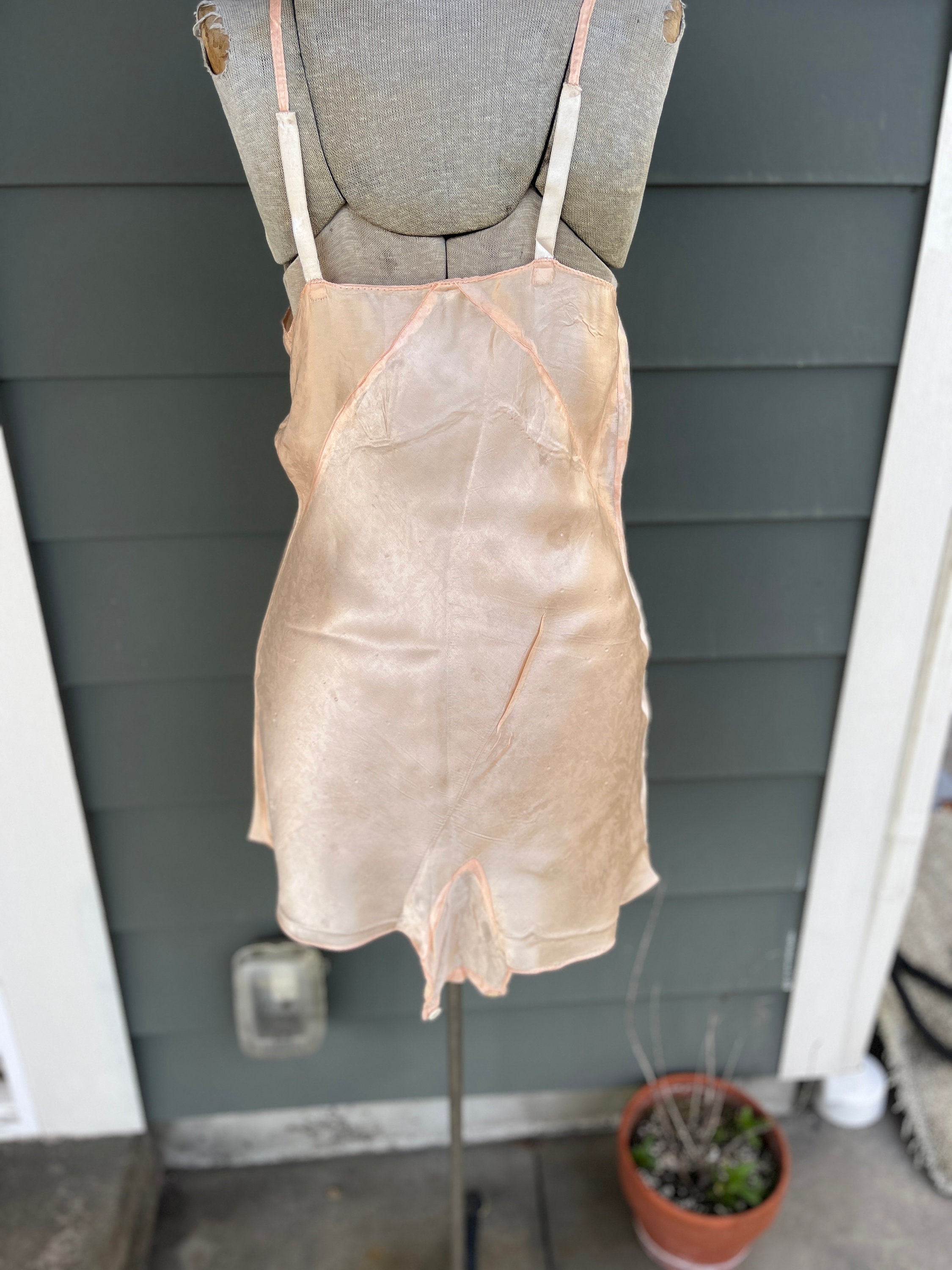 Vintage 40s CC41 Utility Label Cami Knickers Peach Floral Rayon - Etsy