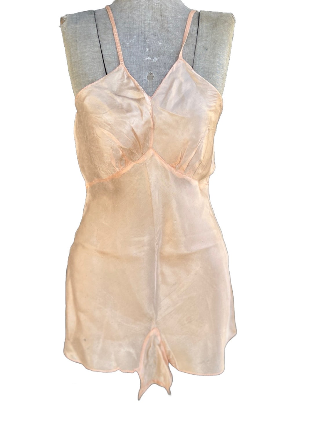 Vintage 40s CC41 Utility Label Cami Knickers Peach Floral Rayon - Etsy