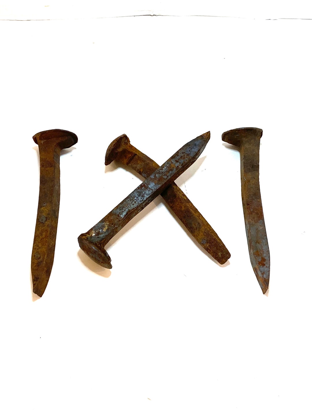 Antique Iron Railroad Spike Lot 4 Spikes - Etsy