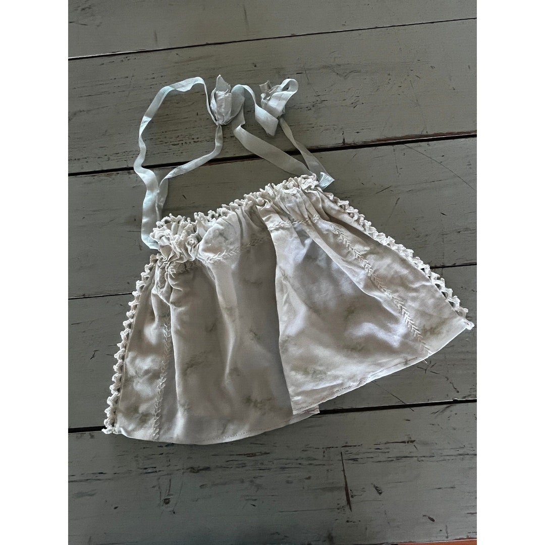 Antique Victorian Edwardian DRAWSTRING PURSE Sewing Calling Card Bag ...