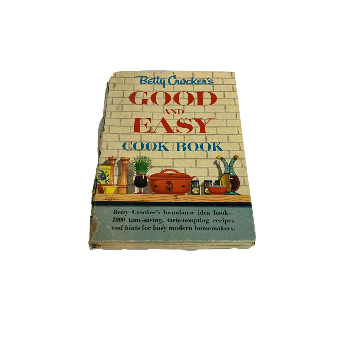 Betty Crocker Good & Easy Cook Book 1st Ed. 1st Printing 1954 - Etsy