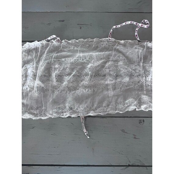 Antique 20s Deco Lace & Satin Bra Gossard Long Line F… - Gem