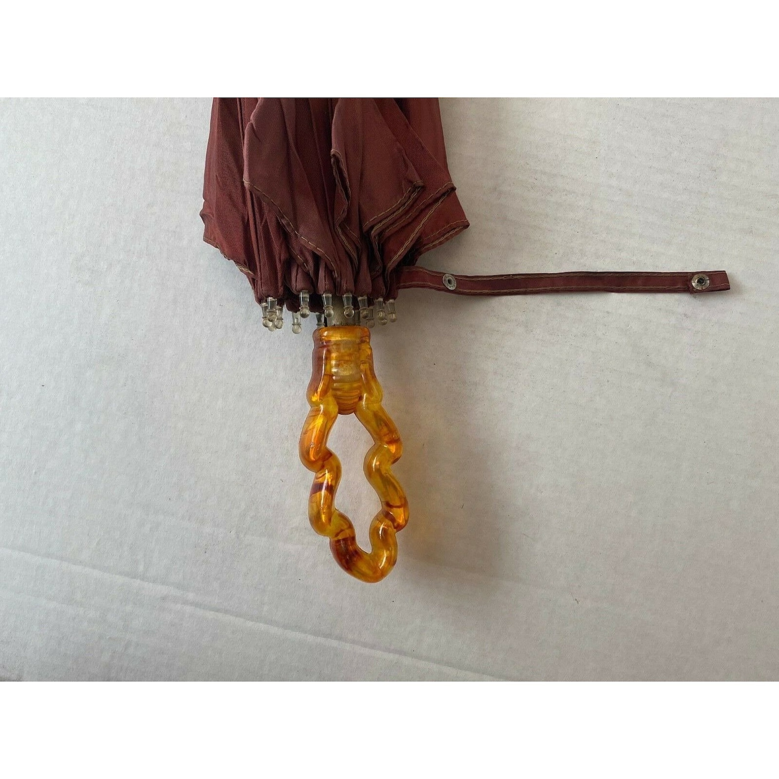 Vintage Umbrella Parasol W/ Faux Tortoise Shell Scalloped - Etsy