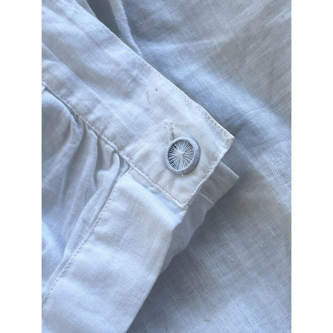 Antique Vintage Edwardian Wide Leg White Cotton Bloomers Undergarment ...