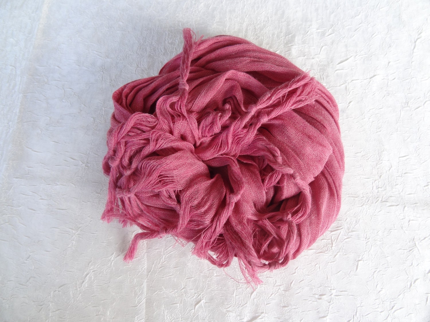 Bufanda infinita tejida a mano bufandas de rosa seca - Etsy España