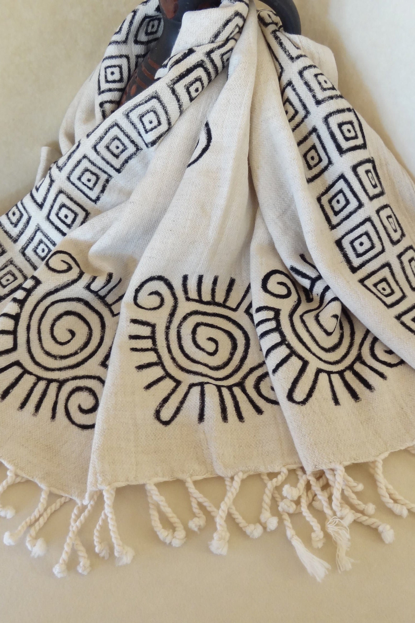 Traditional Turkish Towel, a Special Lithography Peshtemal-home Decor ...