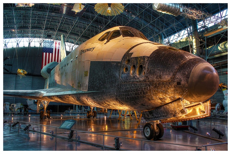 Nose View of Space Shuttle Discovery at the Smithsonian Air and Space ...