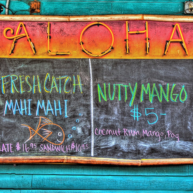 Aloha Neon Sign - Etsy