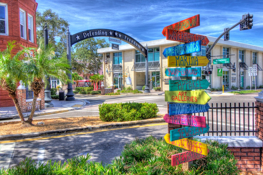 Main Street and Broadway, Dunedin Florida - Etsy
