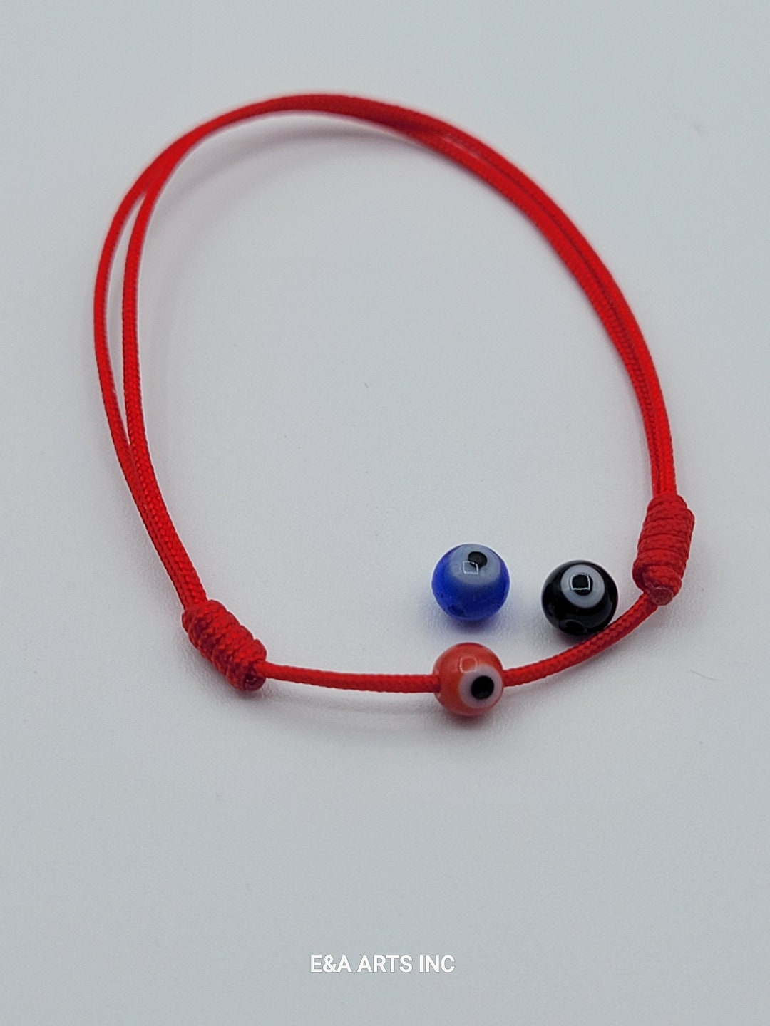 Unisex Luck Gift Men Women 3-Pack Lucky Evil Eye Bracelets - Red String ...