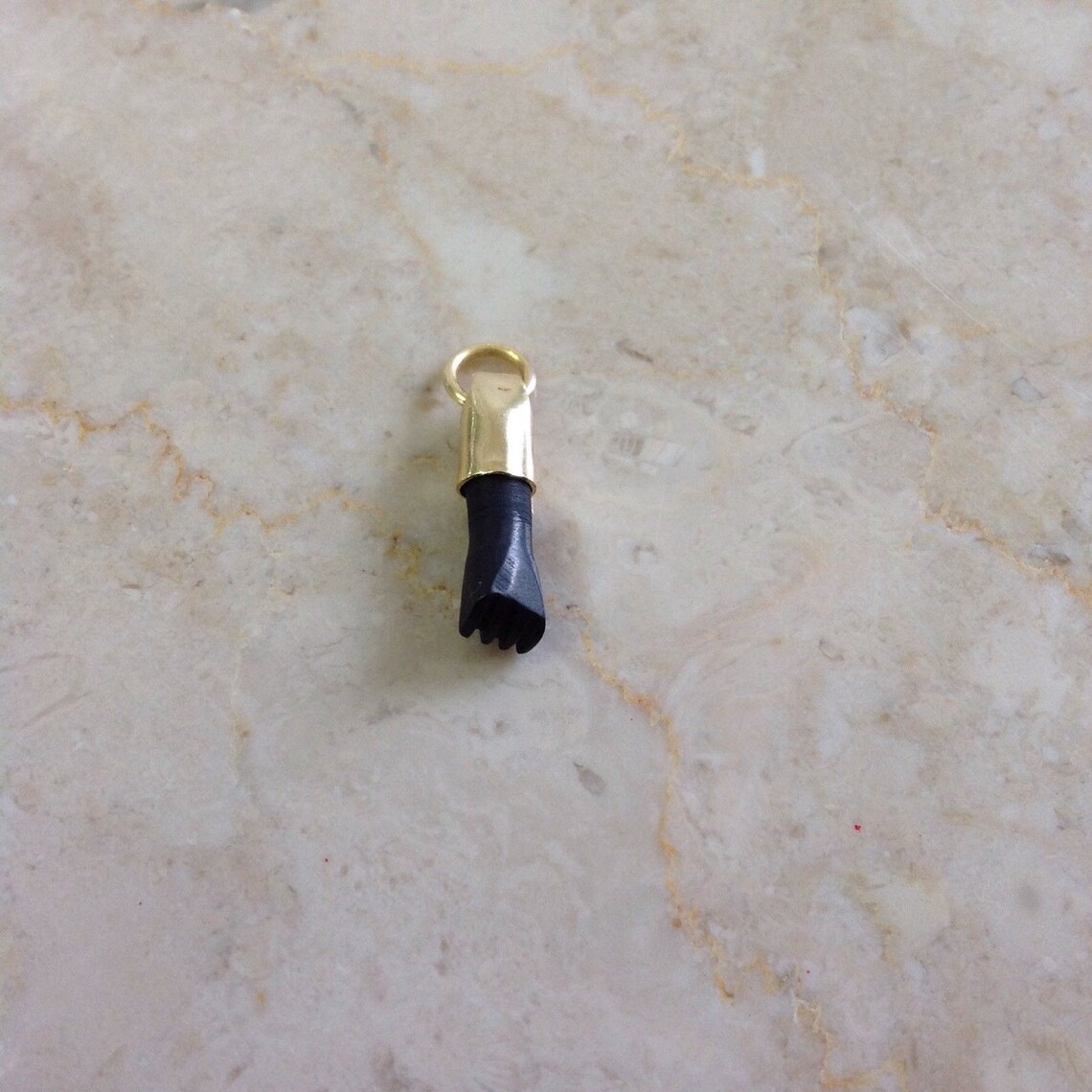 AZABACHE 100% Real BLACK HAND' Charm/pendant. azabache | Etsy