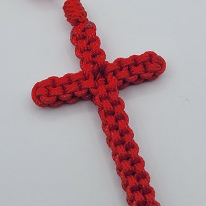 Cordón Nylon Anudado Rojo ROSARIO - Etsy