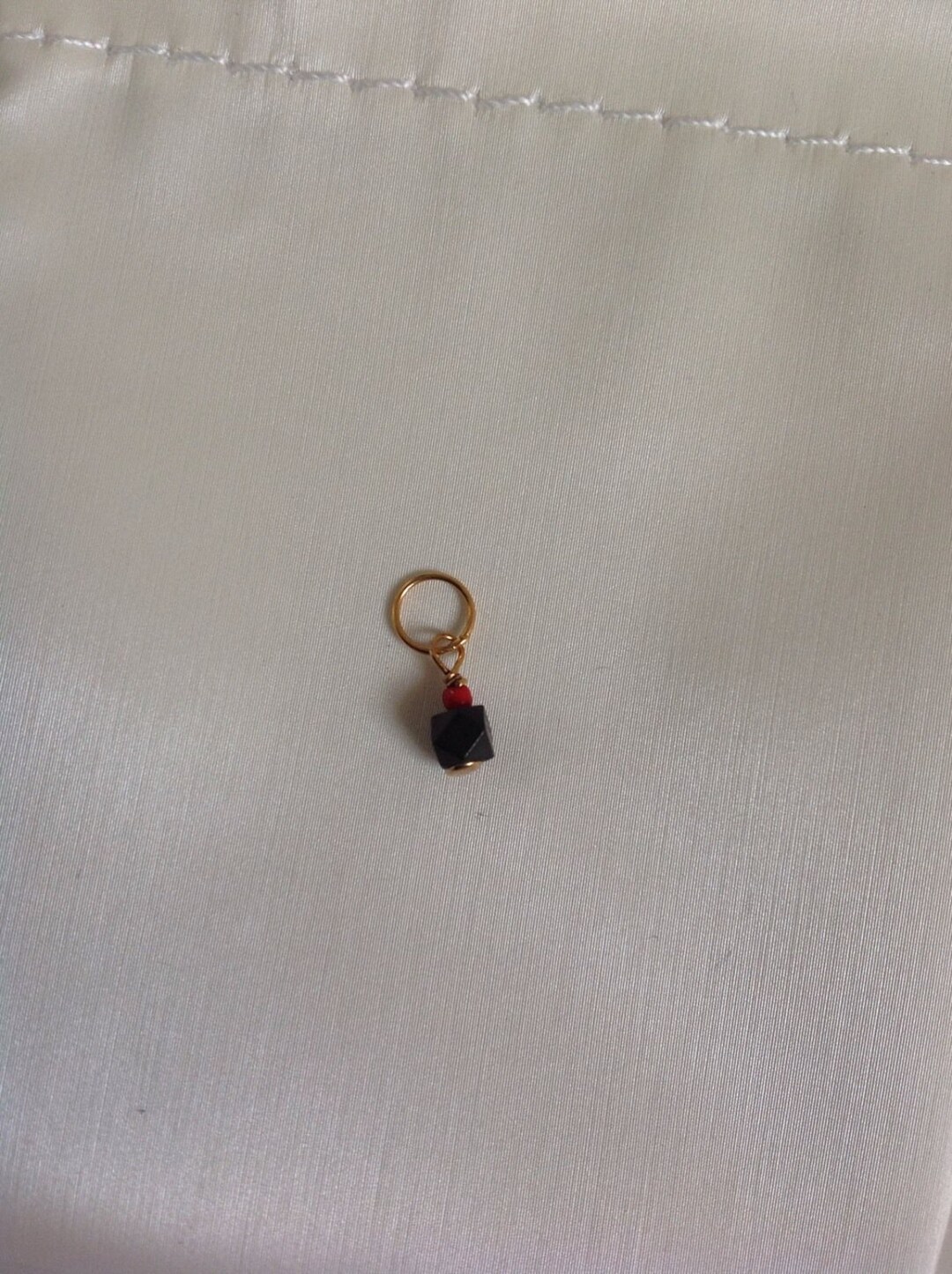 New 14K Gold Authentic Azabache Ball Charm Pendant - Etsy