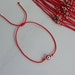 Evil Eye Red String Kabbalah Bracelet Goldtone Bead Good Luck Charm ...