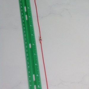 Evil Eye Red String Kabbalah Bracelet Goldtone Bead Good Luck Charm ...