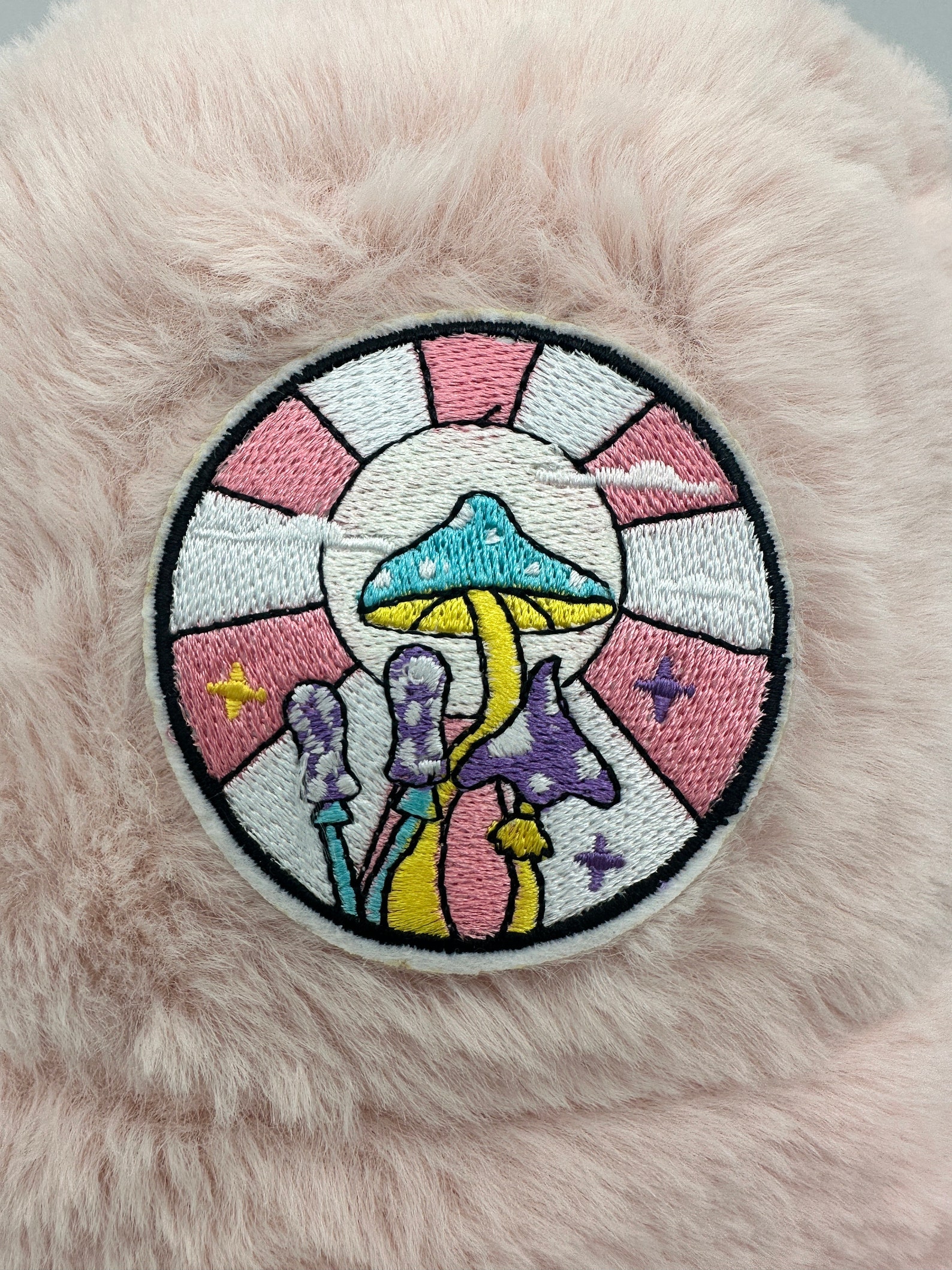 Fuzzy Mushroom Trippy Bucket Hat Boho Hippy Shrooms Concert Festival ...