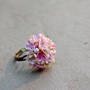 Lilac Ring, Flowers Ring, Vintage Ring , Jewelry , Bronze - Etsy