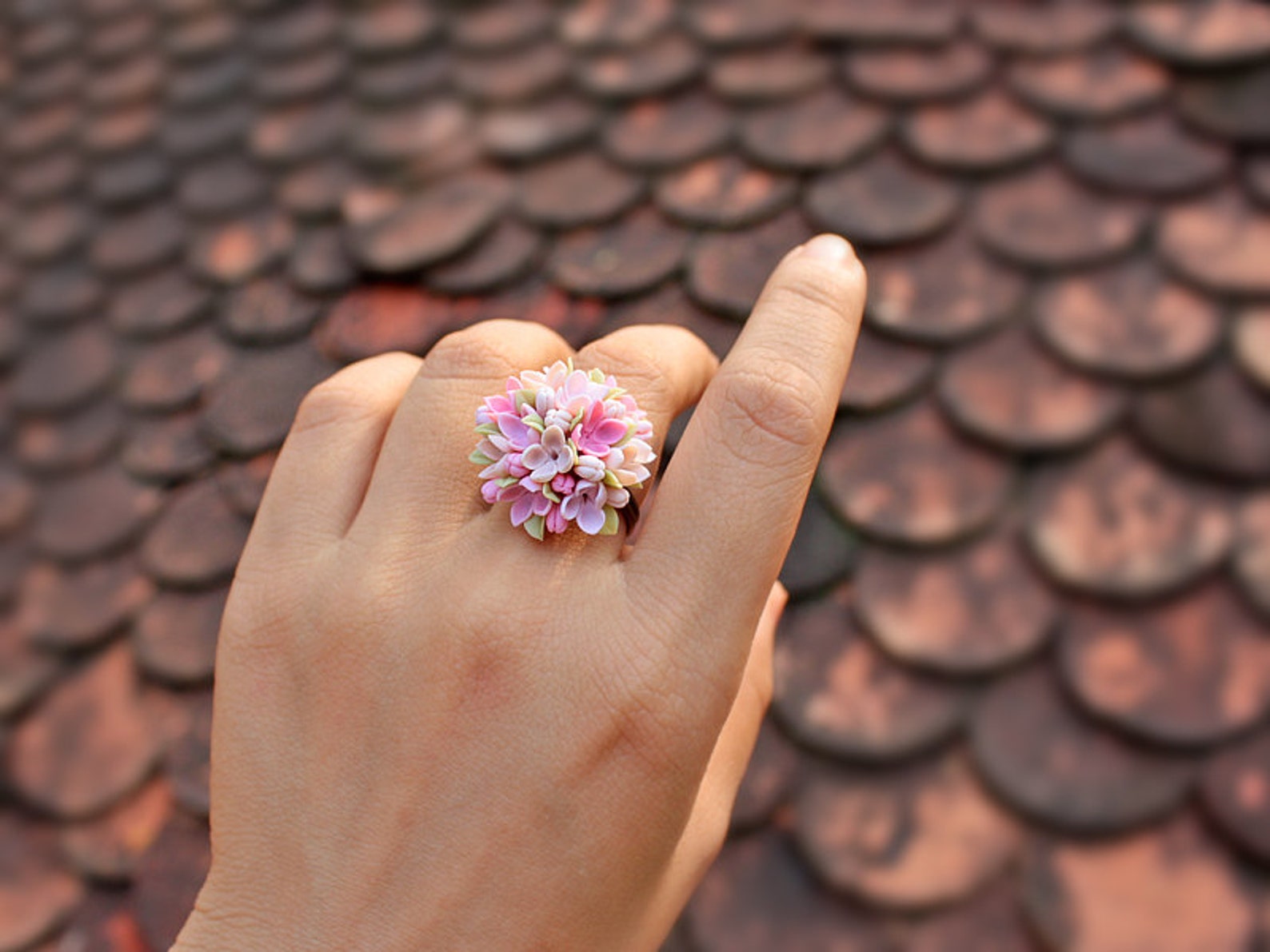 Lilac Ring, Flowers Ring, Vintage Ring , Jewelry , Bronze - Etsy