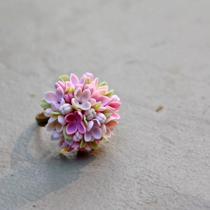 Lilac Ring, Flowers Ring, Vintage Ring , Jewelry , Bronze - Etsy