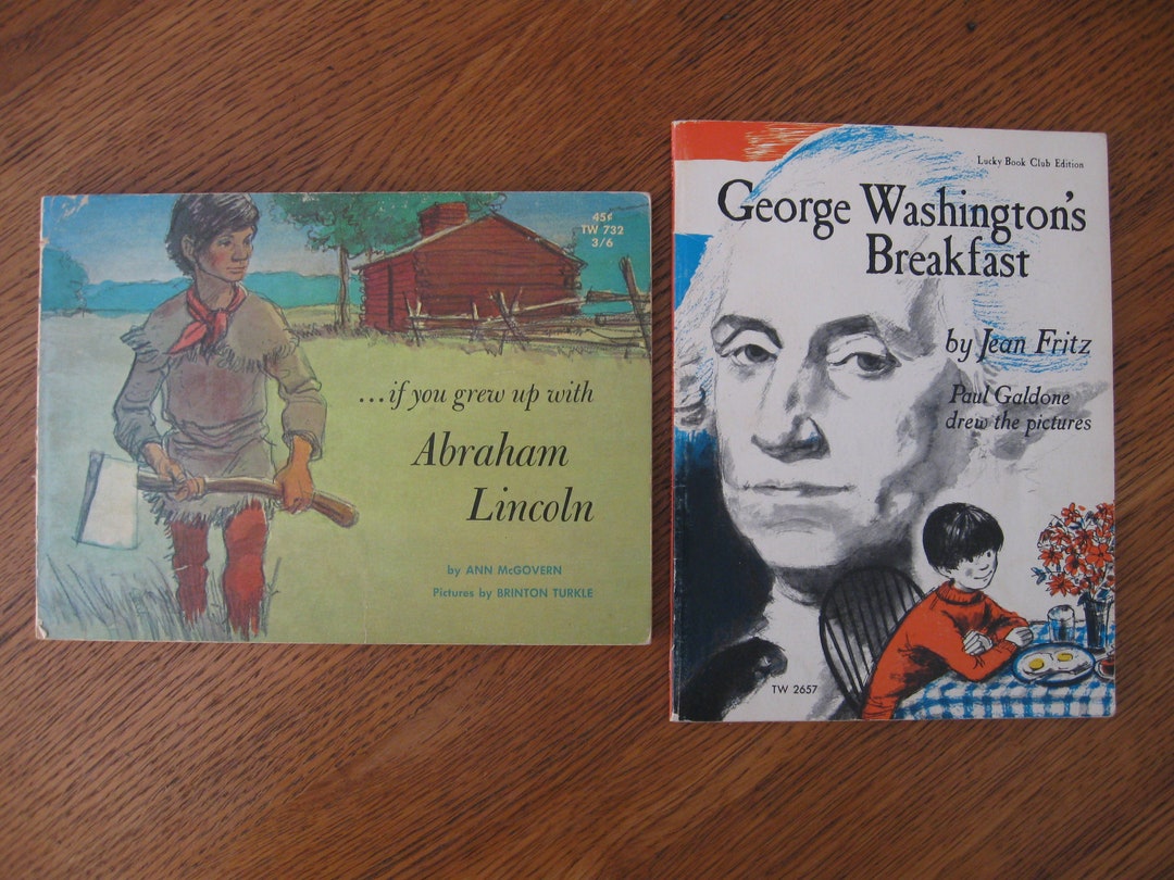 George Washington and Abraham Lincoln Books for Kids - Etsy