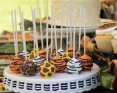 Items similar to Animal Print/ Tiger/ Giraffe/ Zebra/ Leopard Cake pops ...