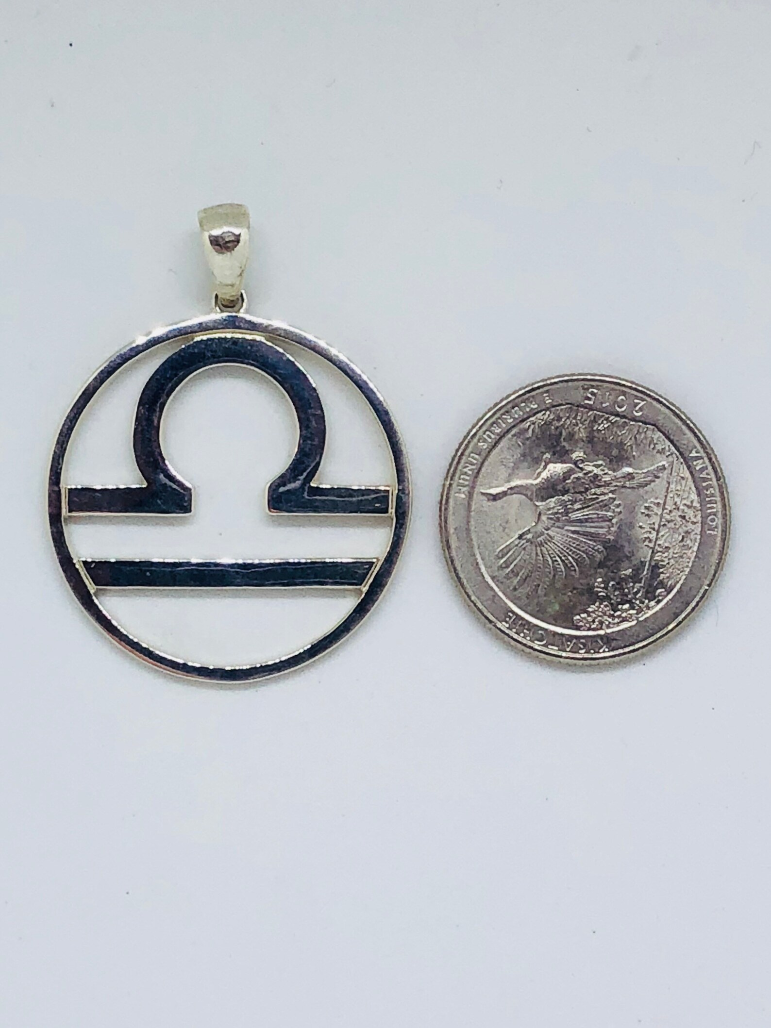 Zodiac, Libra Astrological Sign Pendant in 925 Sterling Silver - Etsy