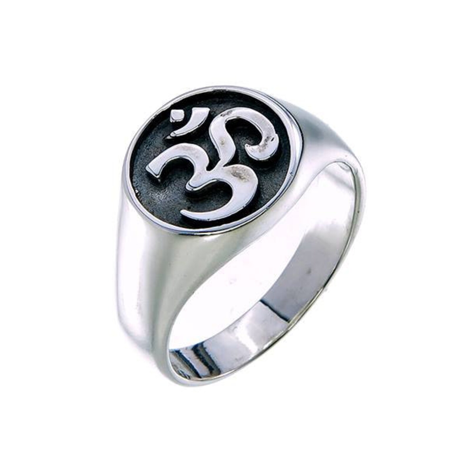 Sterling Silver Ohm Ring - 2 Styles ! - Etsy
