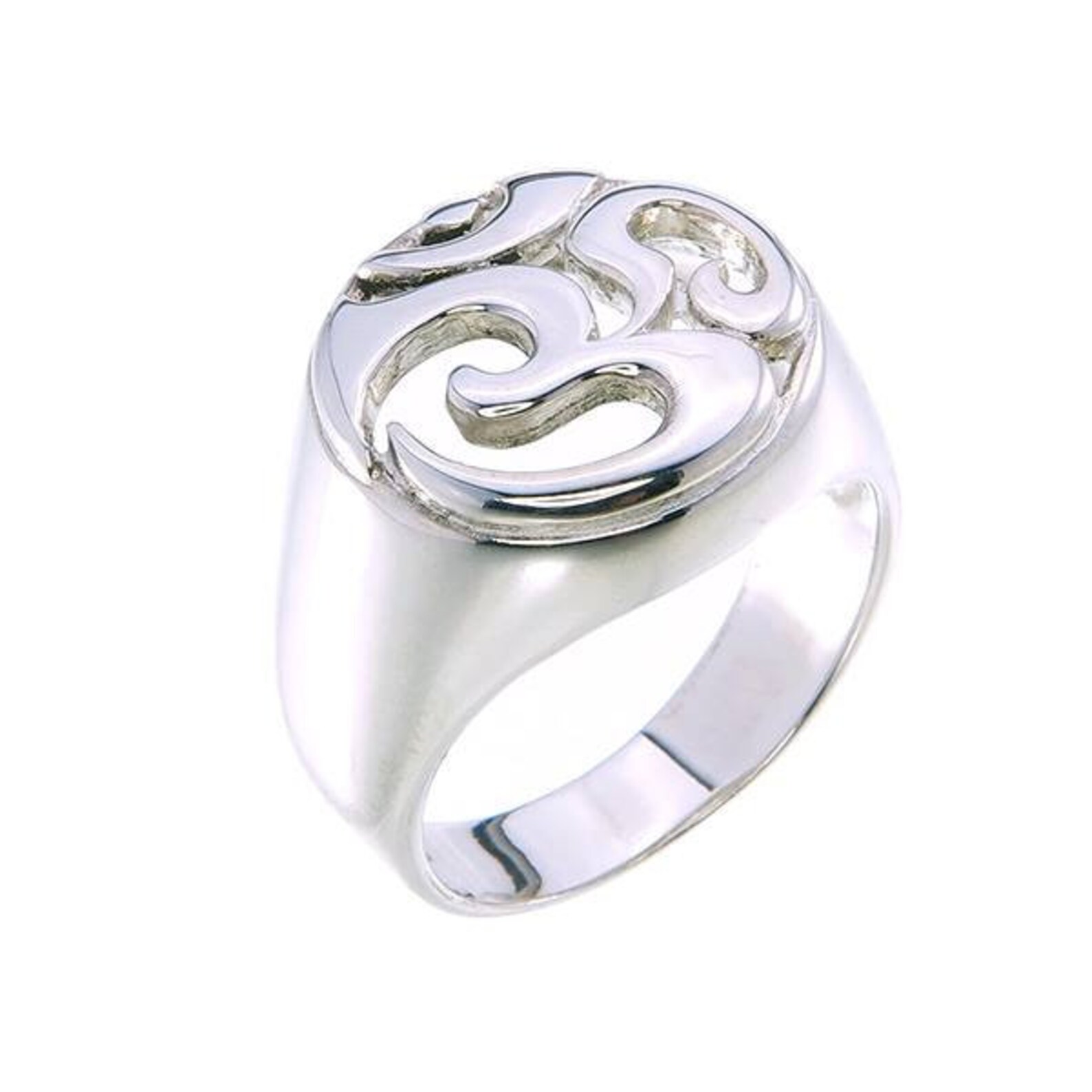 Sterling Silver Ohm Ring 2 Styles - Etsy