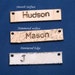Personalized Nameplated Bar Necklaceinitial Bar Monogram - Etsy