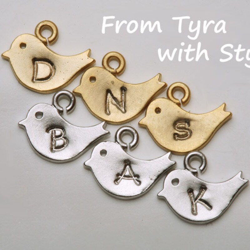 Bird Charm - Etsy