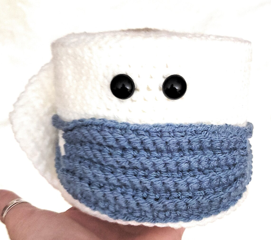 Toilet Paper Roll Cover With Mask - Etsy