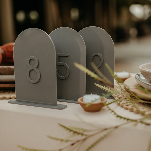 Circle Table Numbers - Etsy