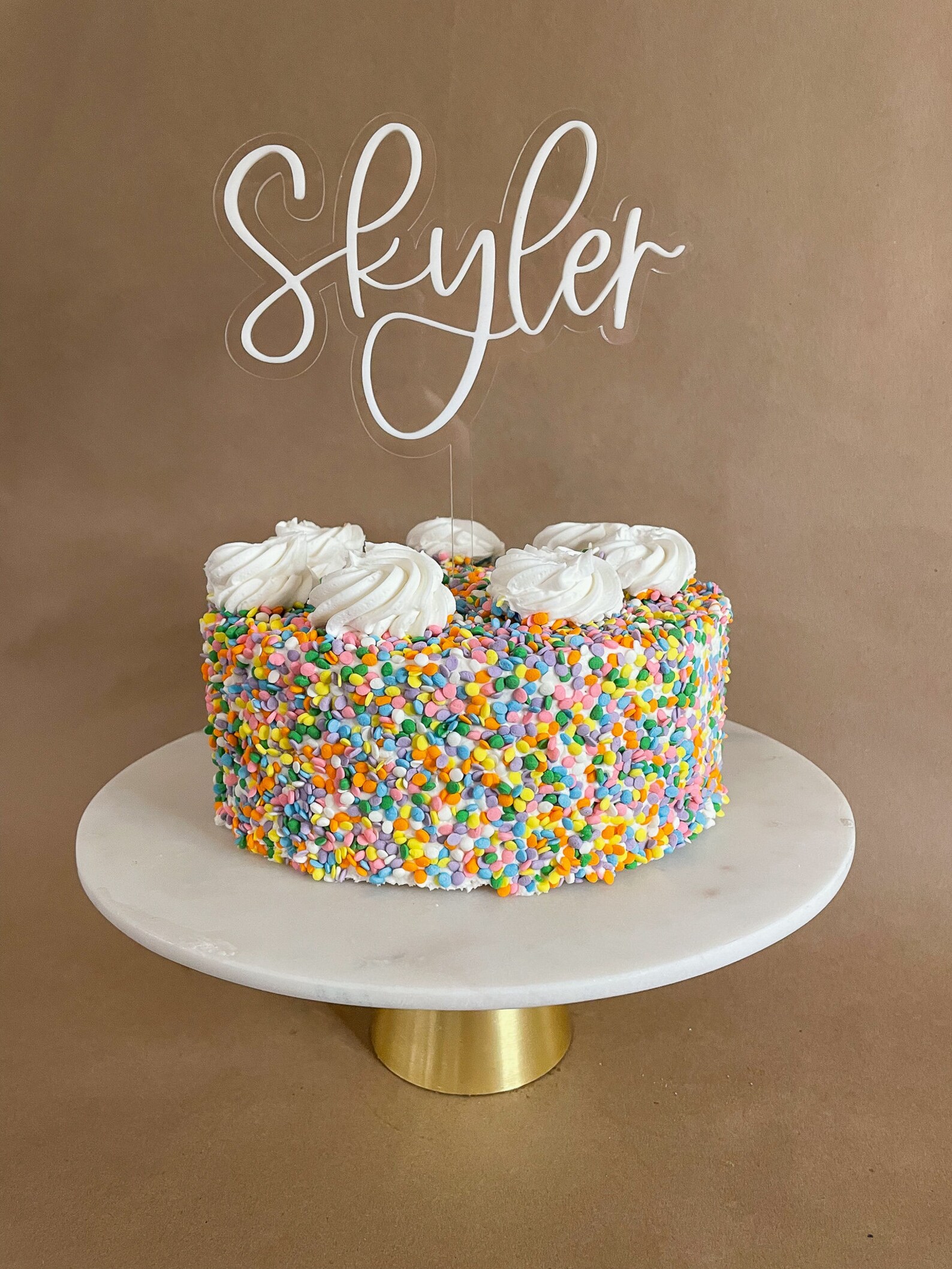 Modern Cake Topper Wedding Cake Topper Birthday Cake Topper | Etsy