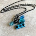 Retro Inspired Blue Boom Box Speaker Charm Necklace - Etsy