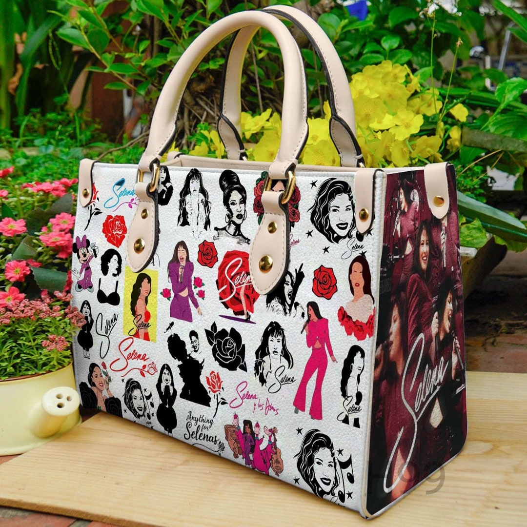Selena Quintanilla Sticker Collection Leather Bag Women - Etsy