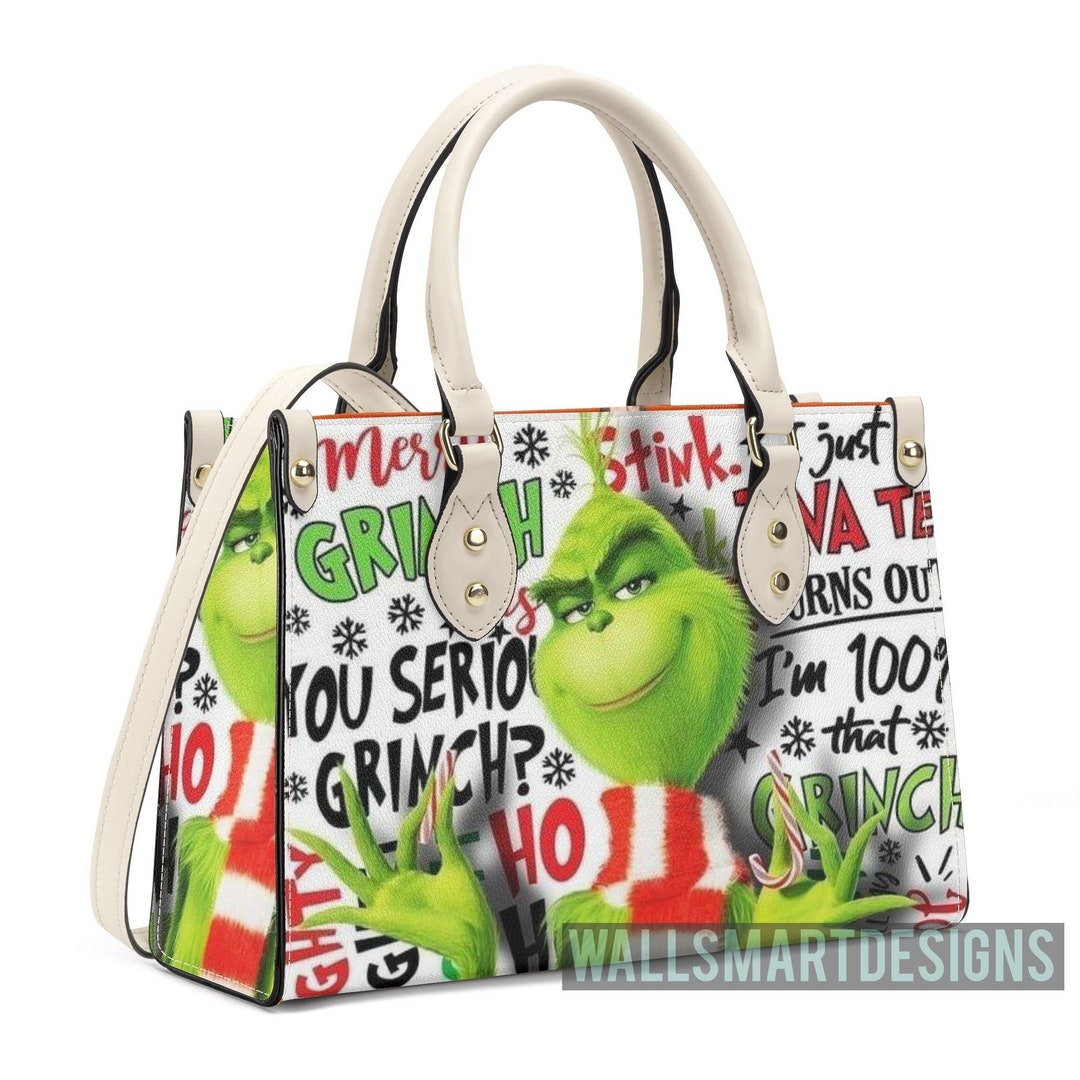 Personalized Cute Grinch Quotes Collection Handbag the Grinch - Etsy