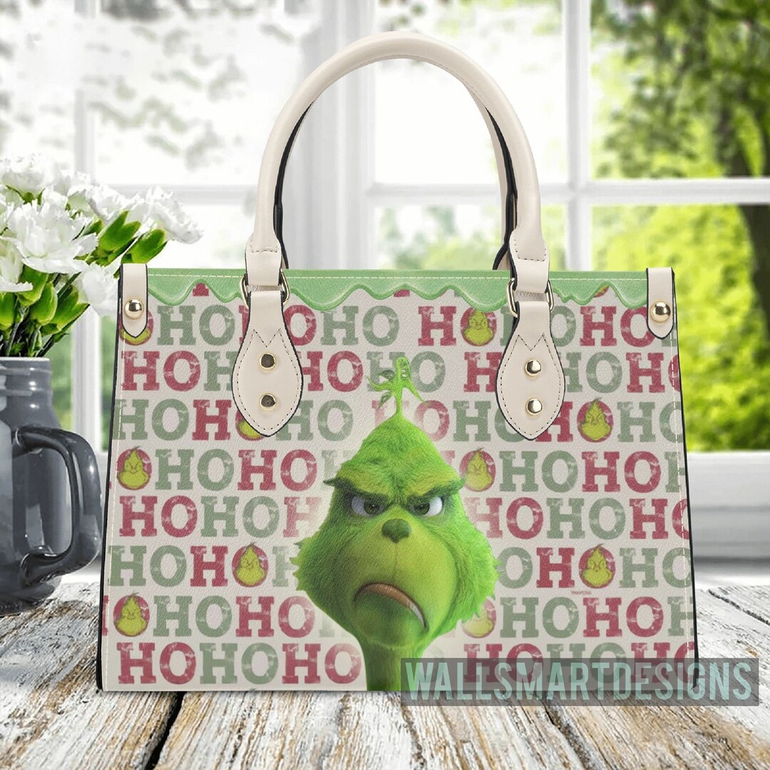 Personalized Christmas Grinch Ho Ho Ho Handbag the Grinch - Etsy