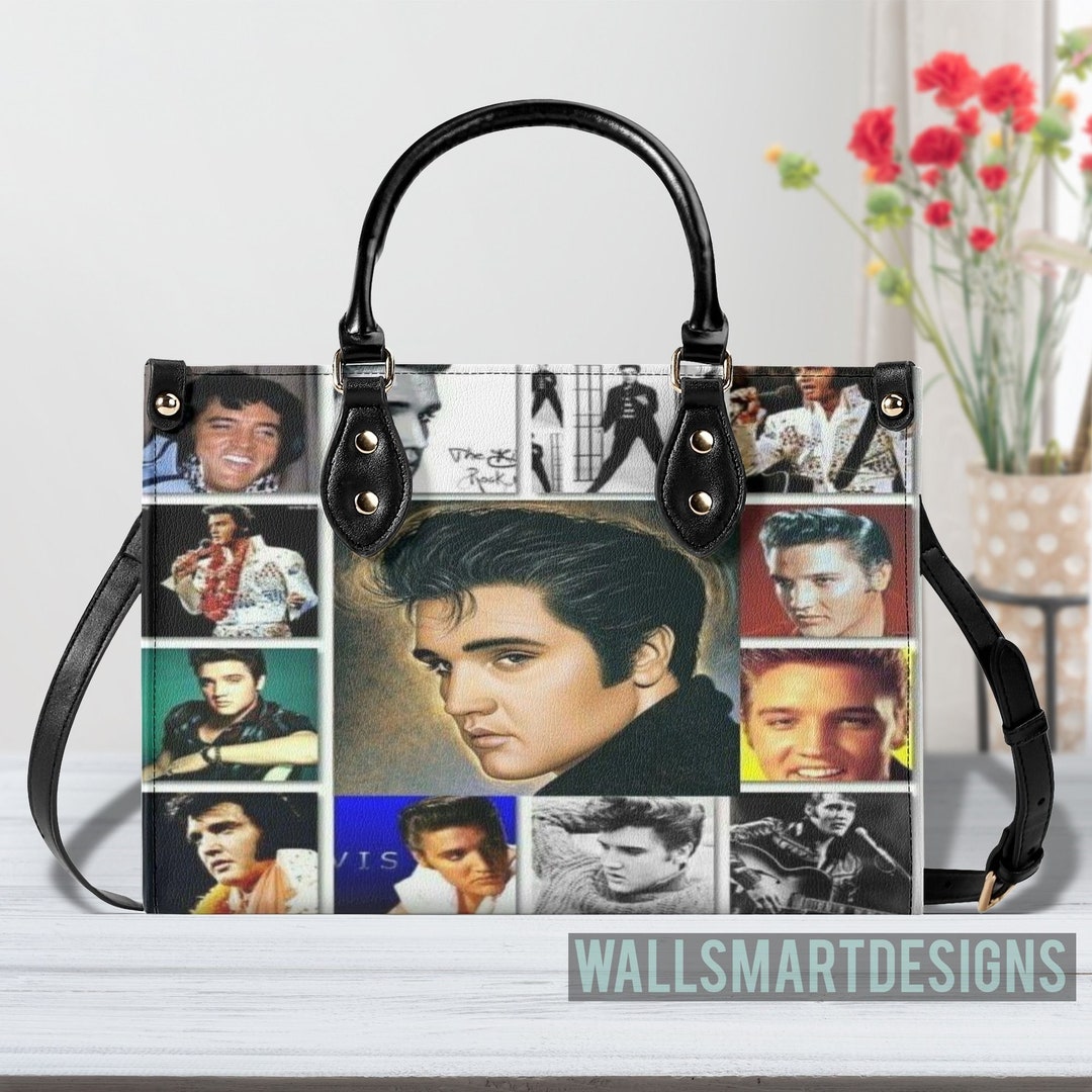 Elvis Presley Leather Handbag Leather Bagtravel - Etsy