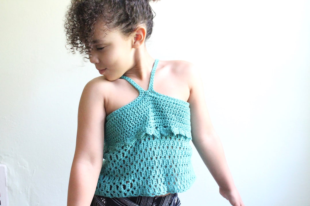 CHILDRENS Fae Tank Top Crochet PDF Pattern DIY Crocheted Shirt Bohemian ...