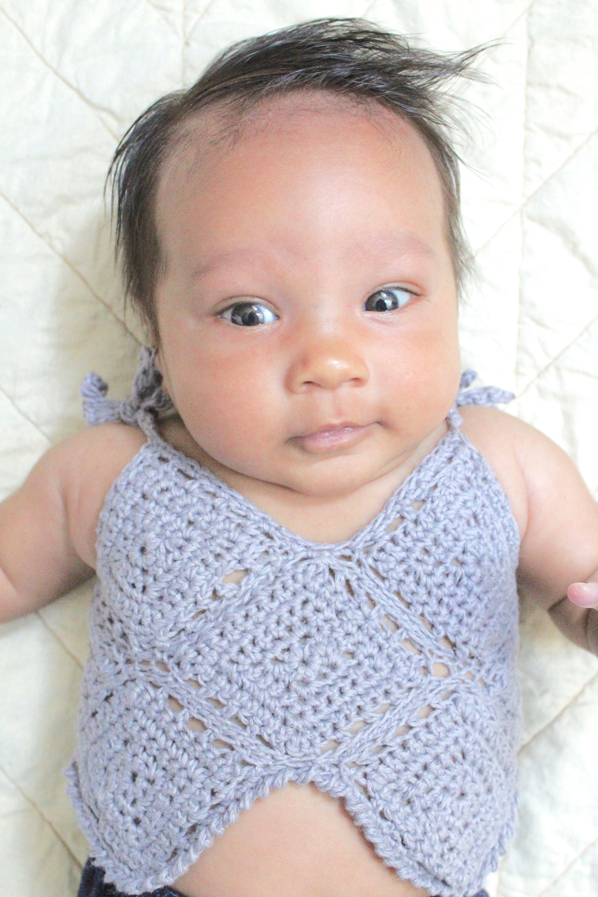 BABY Motif Tank Top Crochet PDF Pattern DIY Crocheted Belly - Etsy