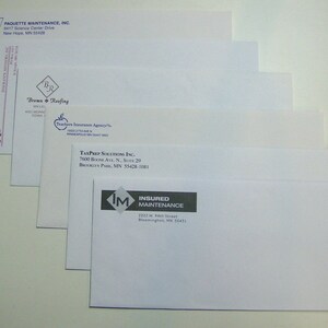 1,000 Printed Envelopes, Custom Full Color #10 White Regular, 1-side - Etsy