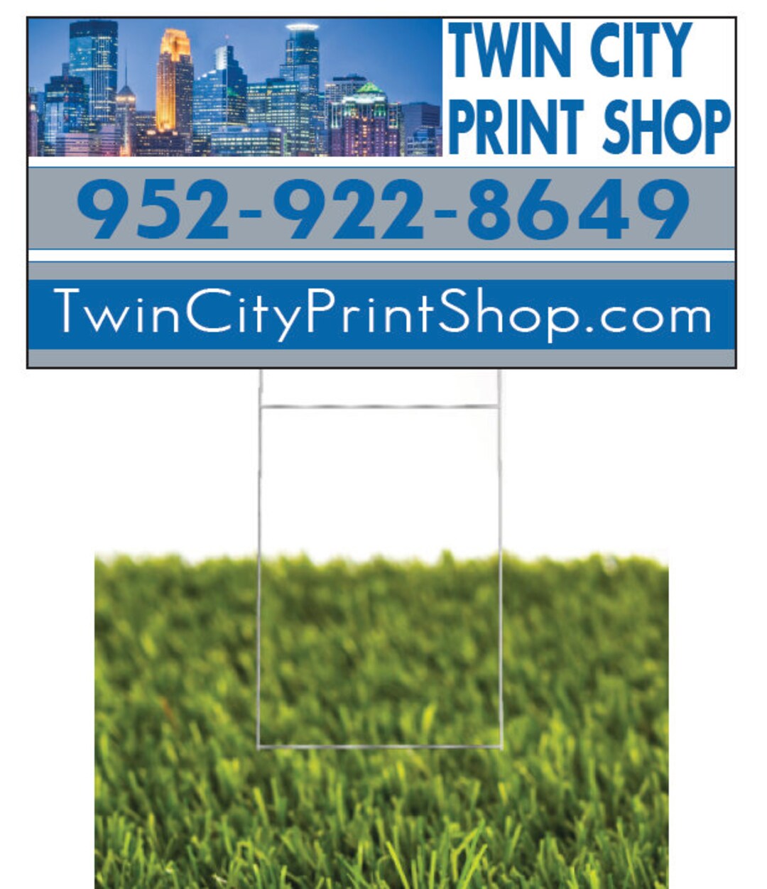 10 Custom Printed Signs, Full Color, 18" X 24" Corrugated Indoor ...