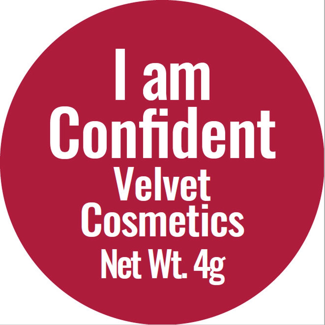 144 Lipstick Cap Labels, 1/2" Round, Printed With Color Ink on White ...