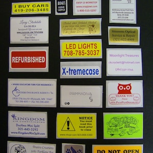Custom Printed Labels, 5,000 Rectangle Stickers, Your Choice of Label ...