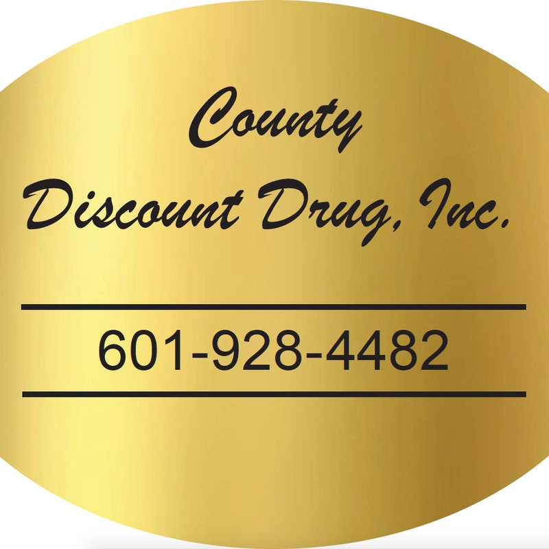 Gold Metallic Custom Label - Etsy