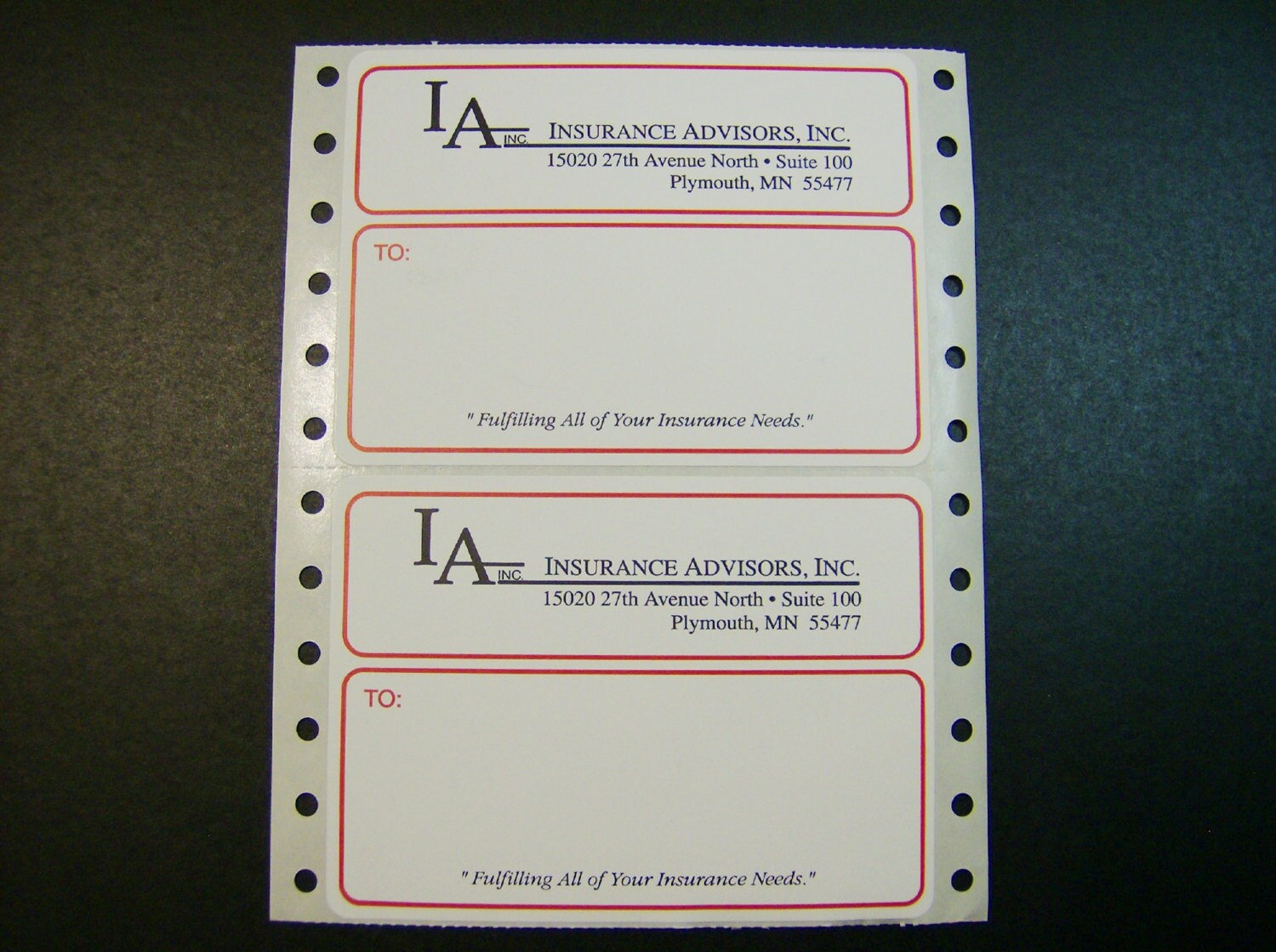 5000 Custom Mailing Labels Printed Stickers 1-Color | Etsy