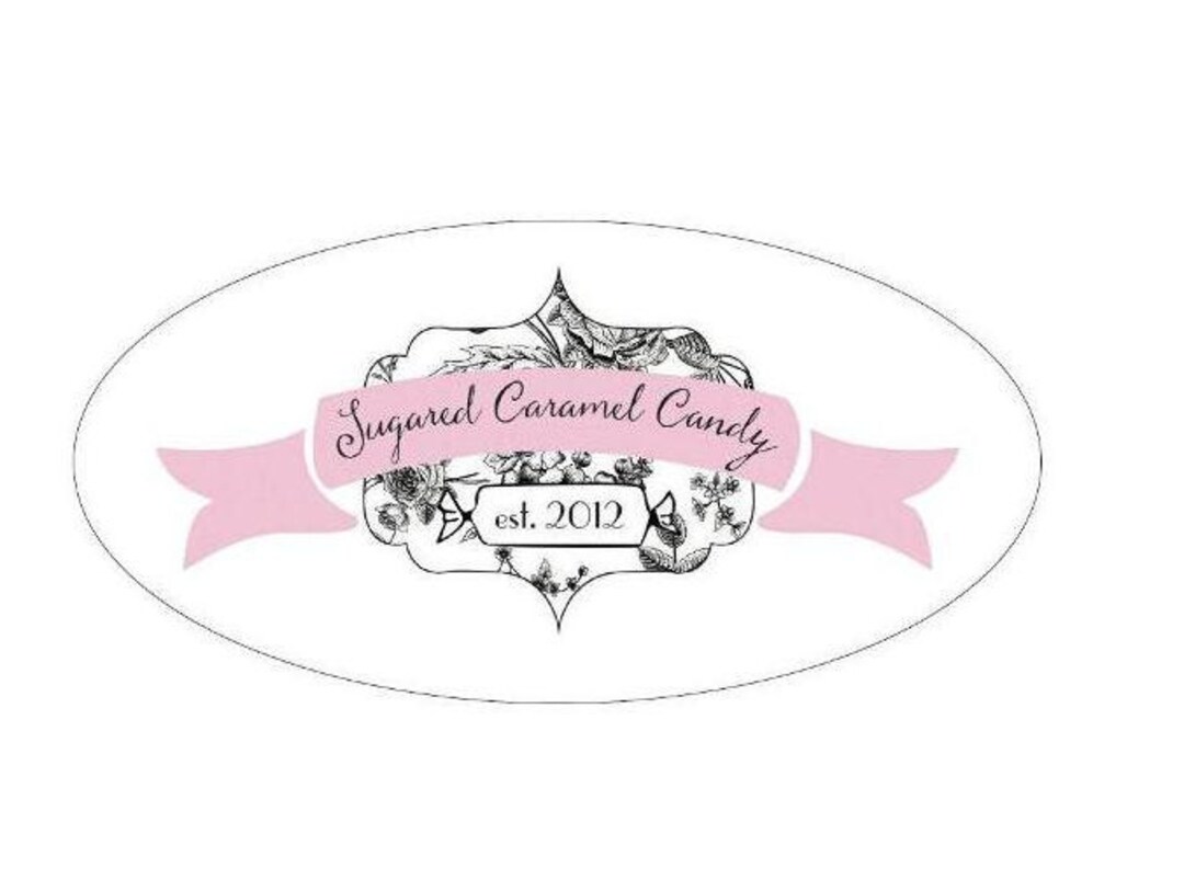 1,000 Custom Printed Oval Labels, Full Color, White Gloss Paper ...